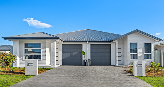 Duplex Single Story Home Design Modern Farmhouse Style Duplex House